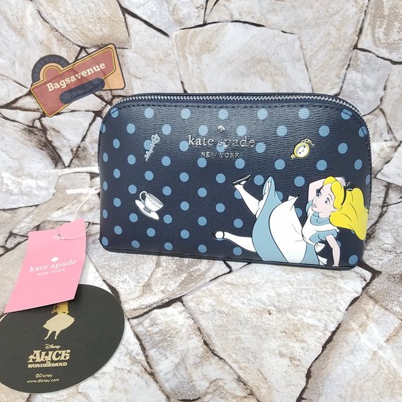 kate spade | Bags | Disney X Kate Spade New York Alice Cosmetic Makeup ...